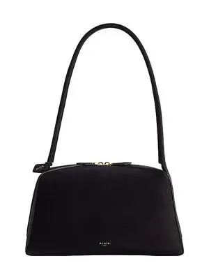Alaïa Le Bouledogue Leather Shoulder Bag - Noir
