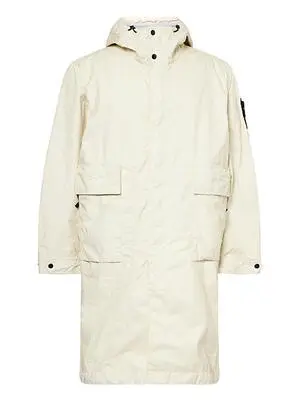 Stone Island Membrana 3l Woven Parka Jacket - Ivory