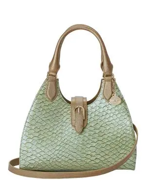 BRAHMIN Adrian Embossed Leather Shoulder Bag