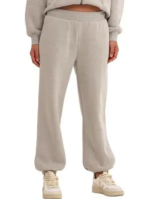 THREADS 4 THOUGHT Jayla Fleece Sweatpants - Light Heather Grey