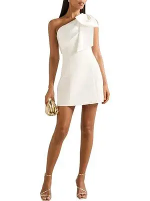 EVER NEW Bow Shoulder Mini Dress - Porcelain