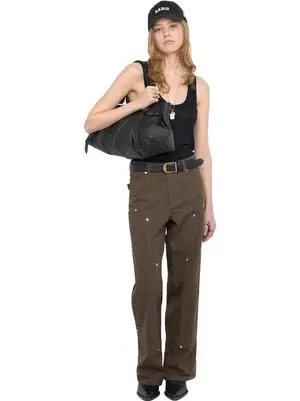 Zadig&Voltaire Cotton Cargo Trousers - Green