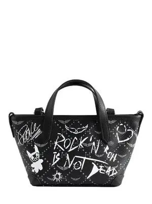 Zadig&Voltaire Z Shopper Nano Rock Tag Bag - Black