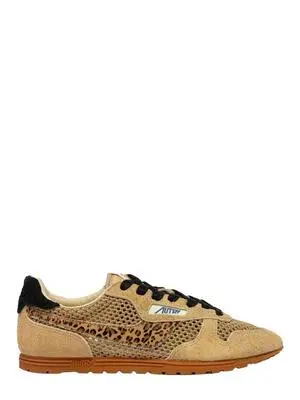 AUTRY Leopard Knit Sneakers - Neutrals