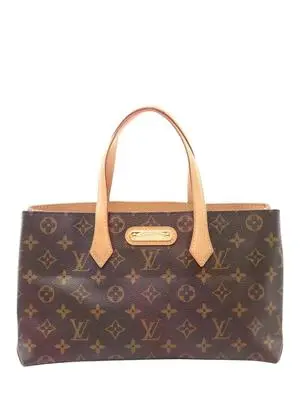 LOUIS VUITTON 2011 Wilshire Pm Monogram Handbag - Brown