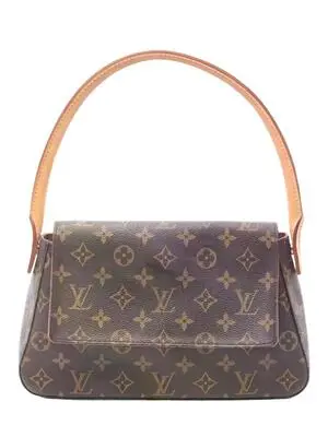 LOUIS VUITTON 2002 Mini Looping Monogram Tote Bag - Brown