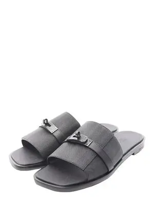 Hermès Kelly Buckle Sandals - Black