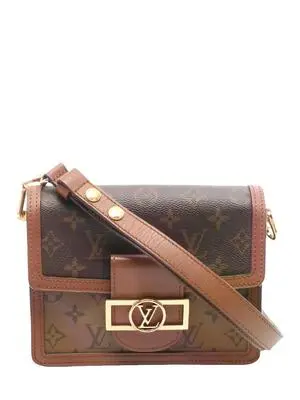 LOUIS VUITTON Dauphine Monogram Satchel - Brown