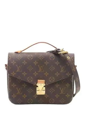 LOUIS VUITTON Metis Mm Monogram Shoulder Bag - Brown