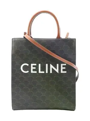 Celine Triomphe Vertical Tote - Black