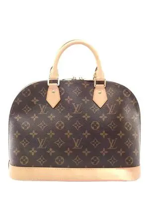 LOUIS VUITTON 2017 Louis Vuitton Alma Monogram Tote Bag