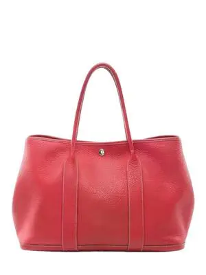 Hermès 2012 Pm Garden Party Leather Tote Bag - Red