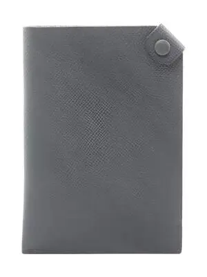 Hermès 2023 Pm Tarmac Leather Passport Case - Grey