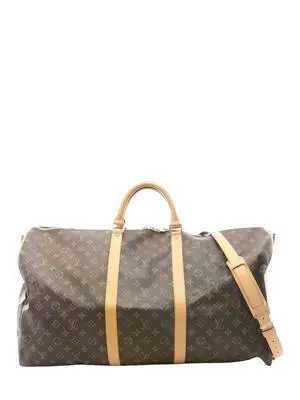 LOUIS VUITTON 1997 Keepall Bandoulière 60 Monogram Holdall - Brown