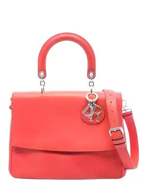Dior Be Leather Satchel - Red