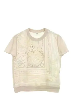 Hermès 2000s Candy Libris Bandana T-shirt - Neutrals
