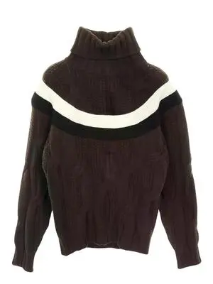 Hermès Torsad Yoke Turtleneck Sweater - Brown