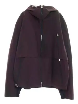 Hermès 2010s Hooded Lightweight Jacket - Red