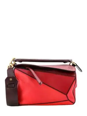 Loewe Puzzle Bag Small Satchel - Pink