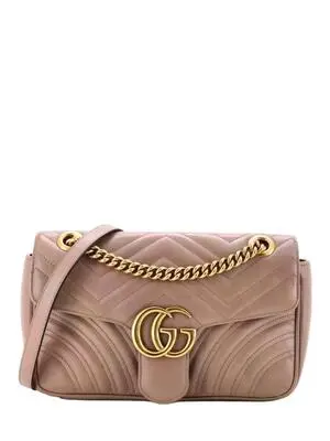 Gucci Gg Marmont Small Crossbody Bag - Neutrals