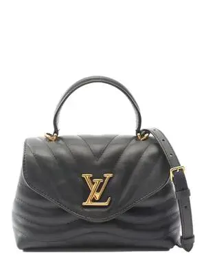 LOUIS VUITTON Hold Me Leather Tote Bag - Black