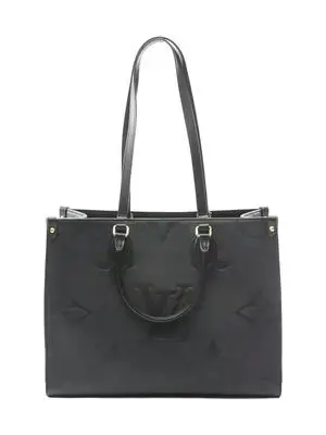 LOUIS VUITTON 2021 Onthego Mm Tote Bag - Black
