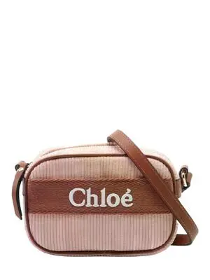 Chloé Corduroy Shoulder Bag - Pink