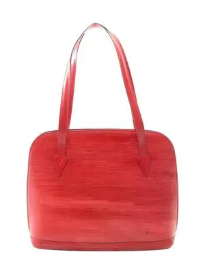 LOUIS VUITTON 1995 Lussac Épi Shoulder Bag - Red