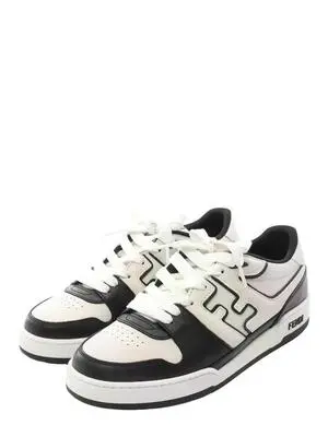 Fendi Leather Sneakers - White
