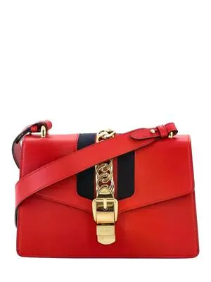 Gucci Sylvie Small Shoulder Bag - Red