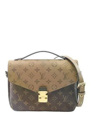 LOUIS VUITTON 2021s Mm Metis Monogram Canvas Tote Bag - Brown