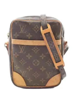 LOUIS VUITTON 2003 Danube Monogram Shoulder Bag - Brown