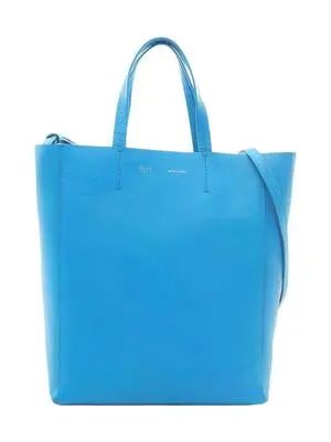 Celine 2010s Leather Tote Bag - Blue