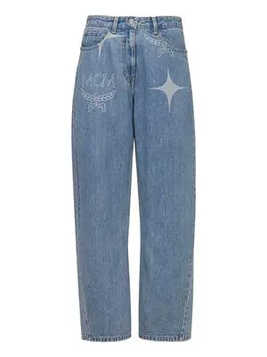 Mcm Constellation Denim Jeans - Light Denim