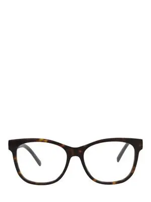 Givenchy Square-frame Acetate Optical Frames - Havana Havana Transparent (gv50027i/54/052)