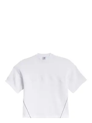 Adidas La Cienega Short Sleeve Sports Tee Shirt - White