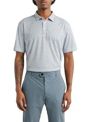SWANNIES Valley Performance Golf Polo - Navy