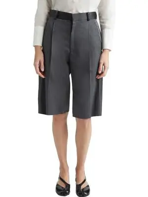 UNDERCOVERISM Wool-blend Over-the-knee Shorts - Charcoal