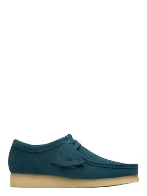 Clarks Wallabee - Mid Blue Suede