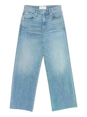 SLVRLAKE Grace Crop Denim Jeans - Blue
