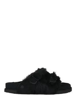 BIRKENSTOCK Zurich Pony Shearling Sandal - Black