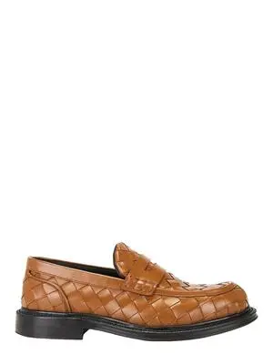 Bottega Veneta Intrecciato James Lace Up - New Amber