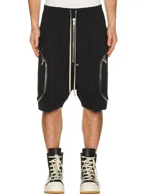 Rick Owens Heizer Bela Shorts - Black