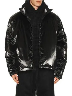 Fear Of God Puffer Jacket - Metallic Black