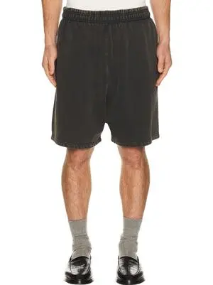 ENTIRE STUDIOS Standard Sweatshort - Washed Black