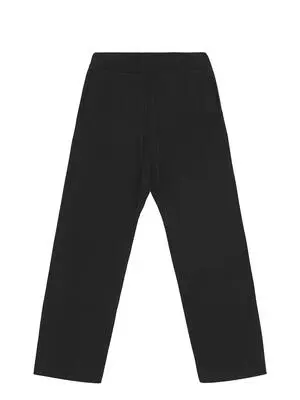 ENTIRE STUDIOS Straight Leg Knit Pant - Black