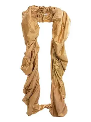 SAIID KOBEISY Taffeta Cape - Gold
