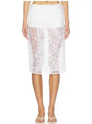 OPERASPORT Alba Long Skirt - White