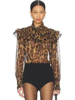 Bardot Fiorella Blouse - Leopard