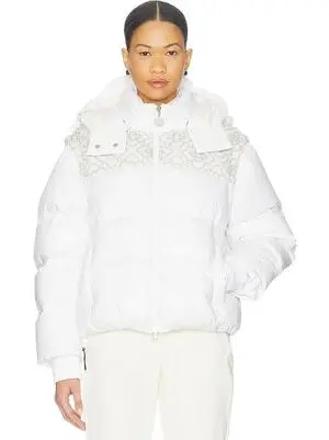 Casablanca Puffer With Removable Sleeves - White